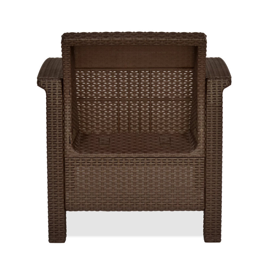 Nilkamal Goa Complete Sofa Set Rattan Design (Season Rust Brown ...